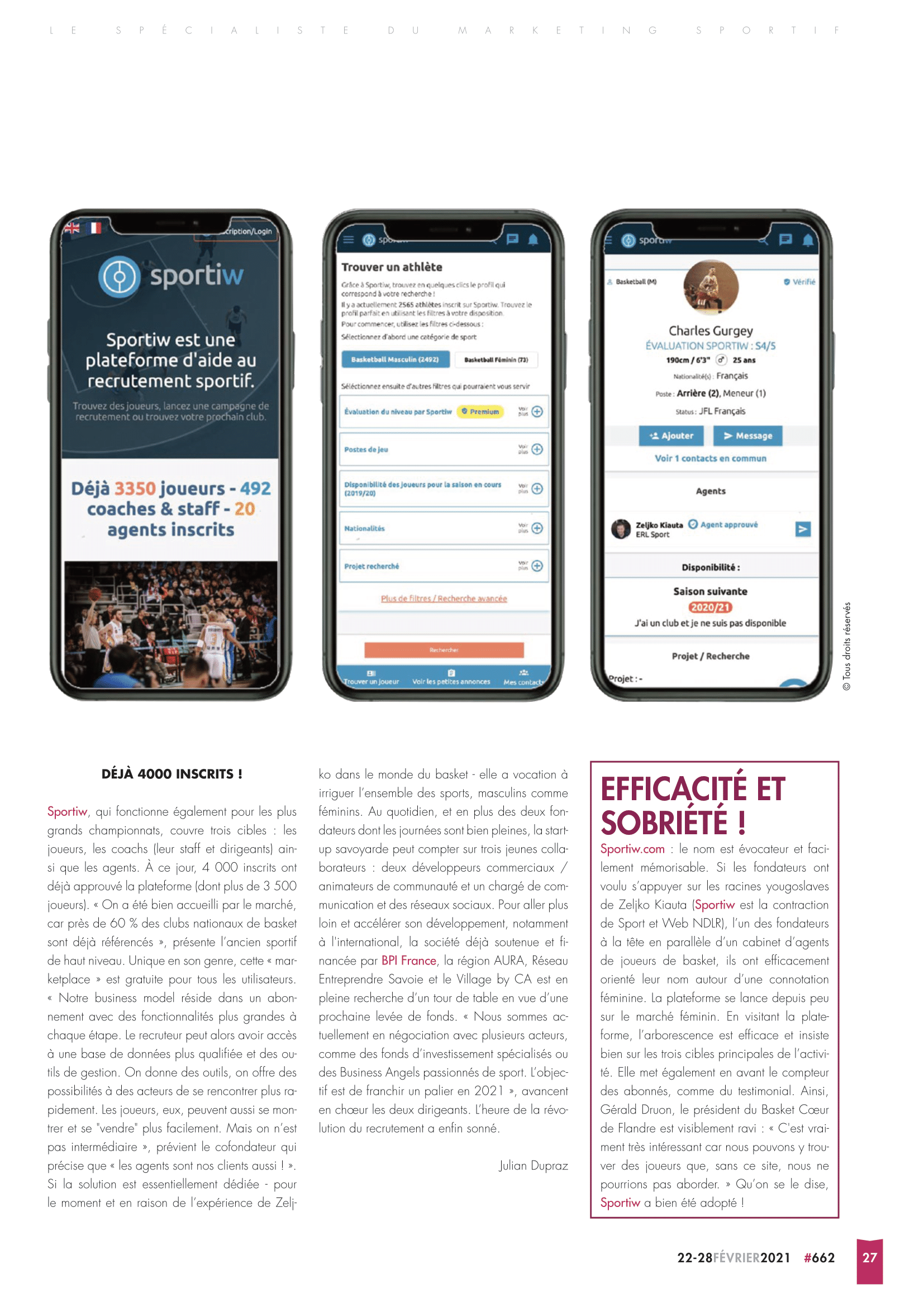 The digitalization of sport - Blog de Sportiw